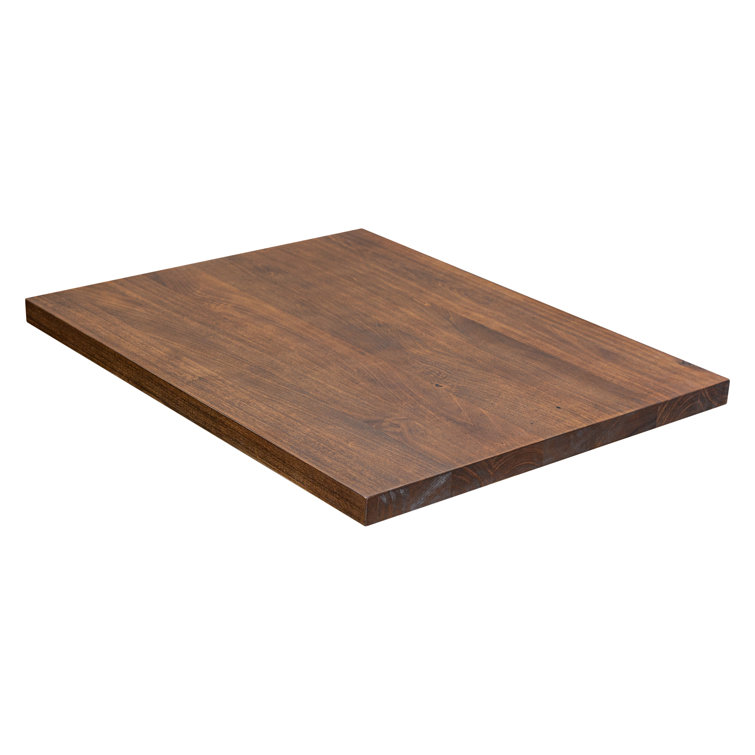 Restaurant Furniture by Barn Furniture 24'' L x 30'' W Solid Wood Rectangular Square Edge Table ...